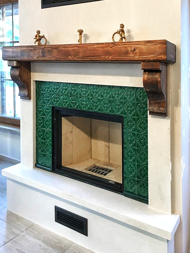 Shaped tiles-Unusual spaces with new colors - Azze Home